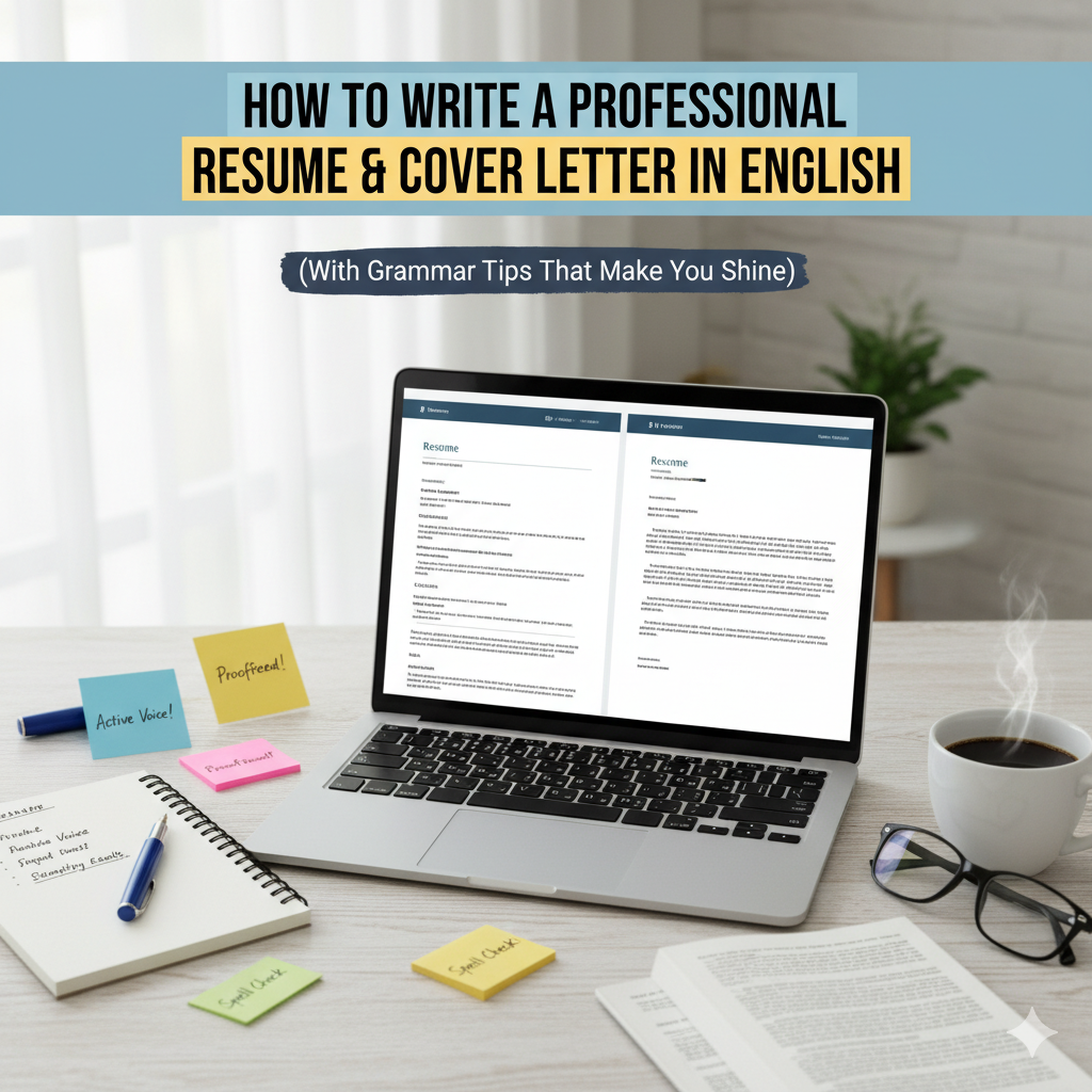 How to Write a Professional Resume and Cover Letter in English